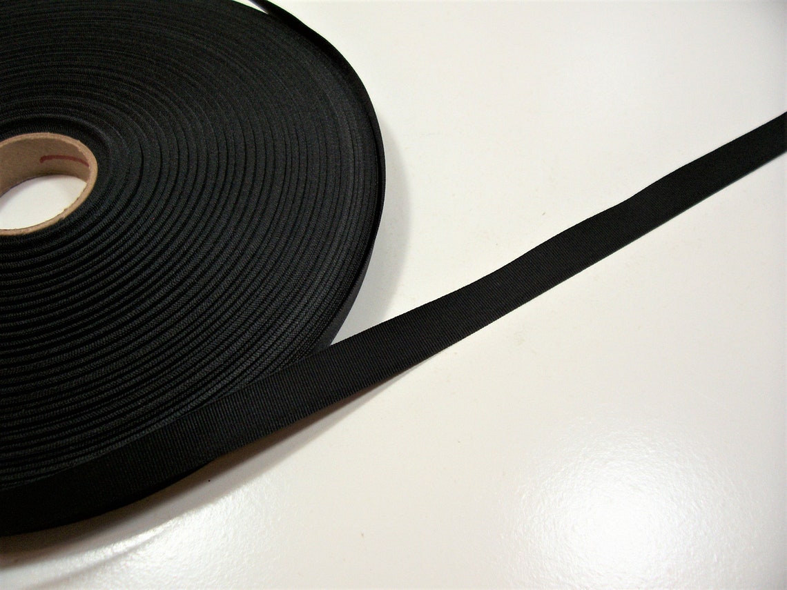 Black Ribbon Black Grosgrain Ribbon 1/2 Inch Wide X 10 Yards - Etsy