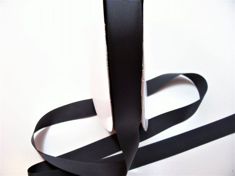 Dark Gray Ribbon Grey Grosgrain Ribbon 1 Inch Wide X 10 | Etsy