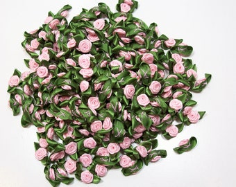 Satin Ribbon Flowers | Etsy