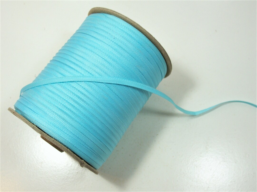 Turquoise Blue Ribbon, Misty Turquoise Grosgrain Ribbon 1/8 Inch Wide X ...