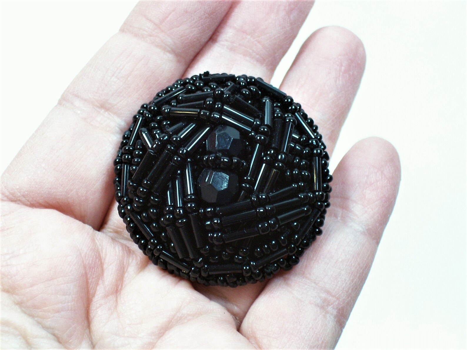 Black Button Large Black Button X 1 Piece La Mode Button 1 - Etsy