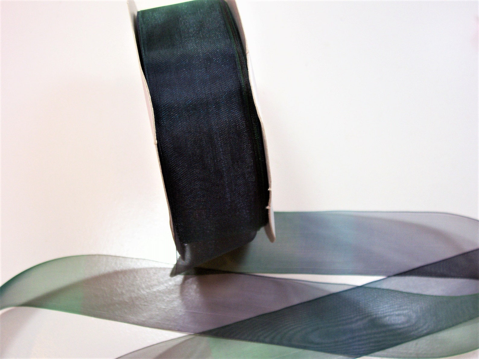 Sheer Ombre Ribbon, Blue, Green, and Pink Organza Ribbon 1 1/2 Inches ...