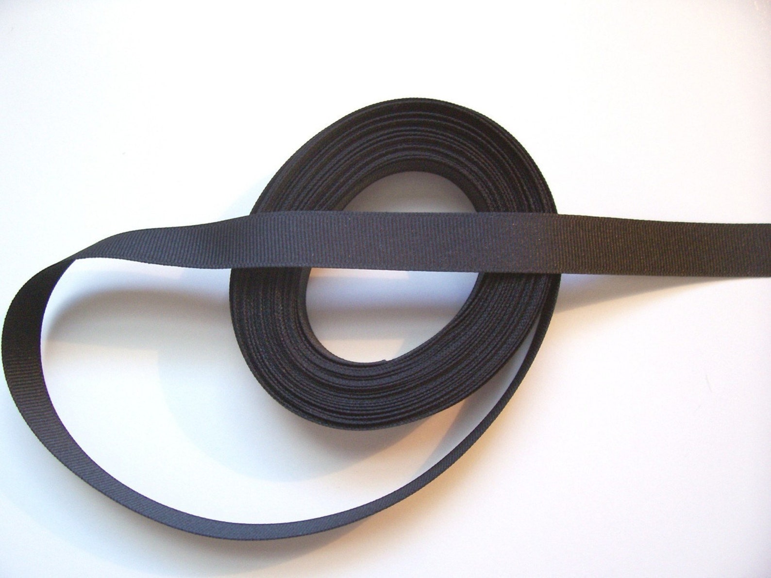 Black Ribbon Black Grosgrain Ribbon 5/8 Inch Wide X 5 Yards | Etsy