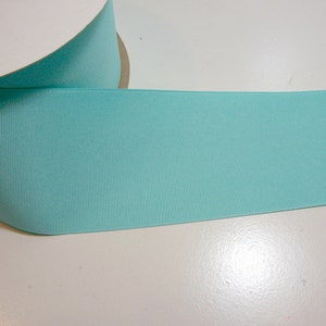 Wide Blue Ribbon, Offray Aquamarine Blue Grosgrain Ribbon 3 Inches Wide ...