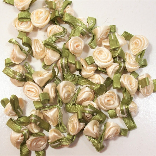 Satin Ribbon Roses - Etsy