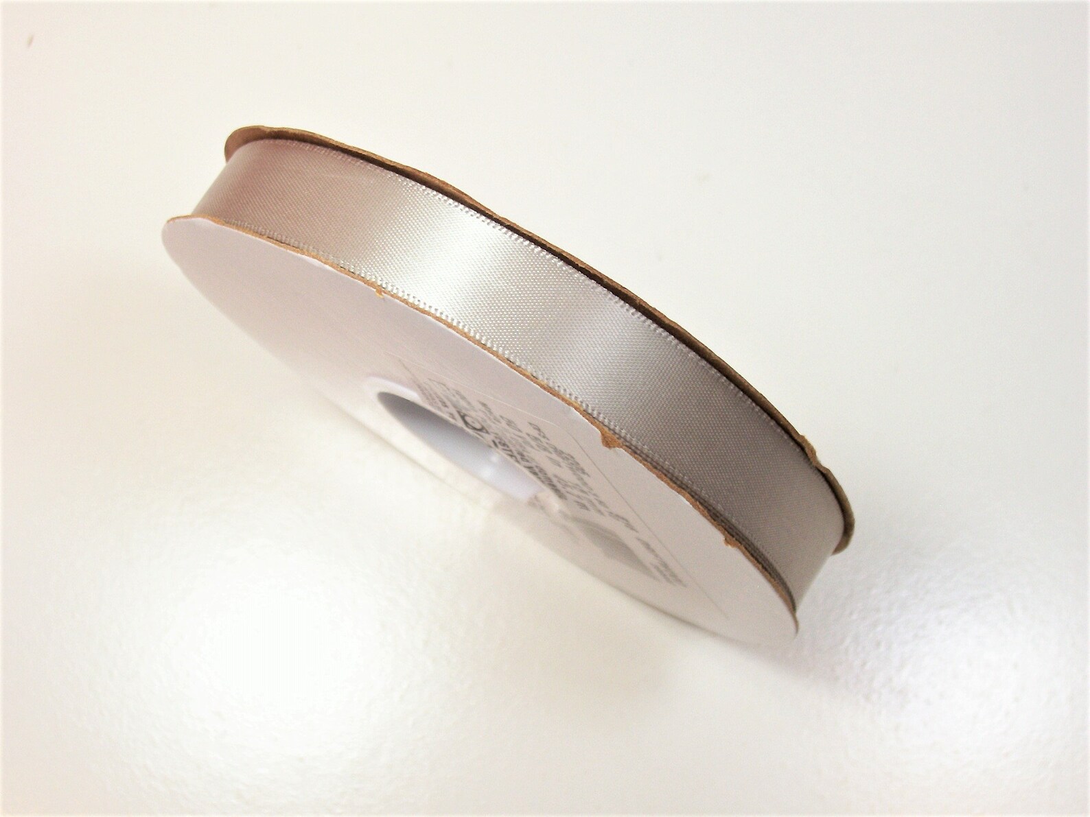 Beige Gray Ribbon Offray Double-faced Driftwood Satin Ribbon | Etsy