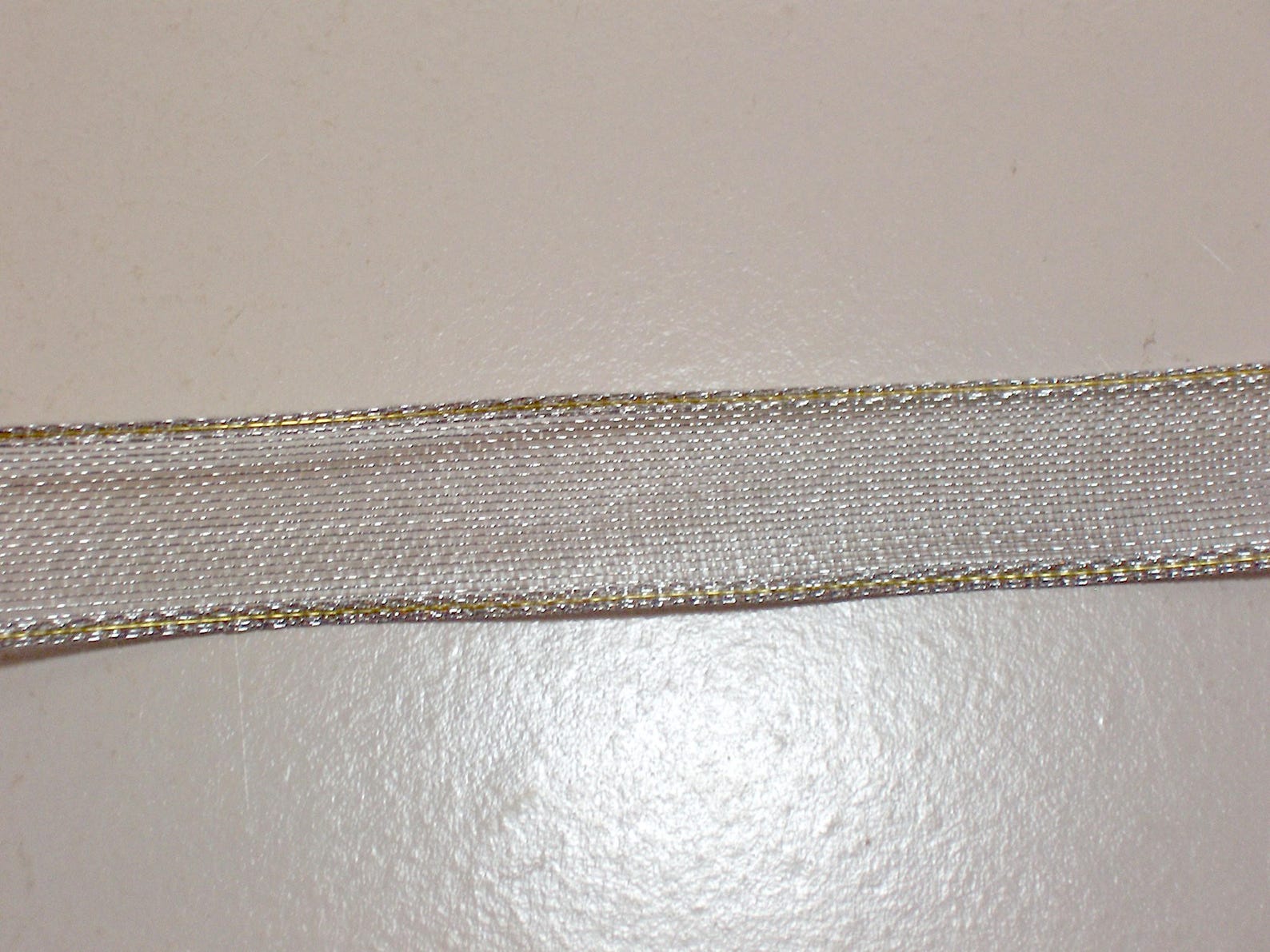 Silver Ribbon Metallic Silver Wired Ribbon 5/8 Inch Wide X 5 - Etsy
