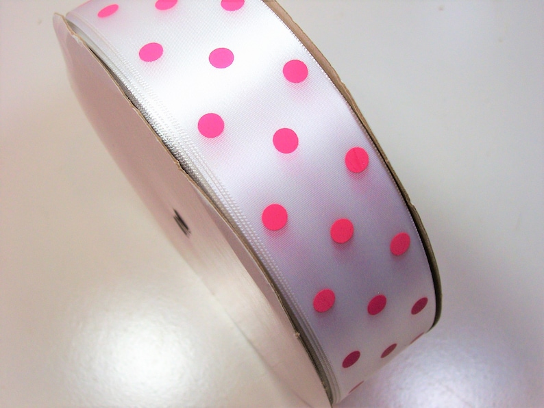 White Ribbon Single-faced Satin Ribbon 1 1/2 Inches Wide X 10 - Etsy