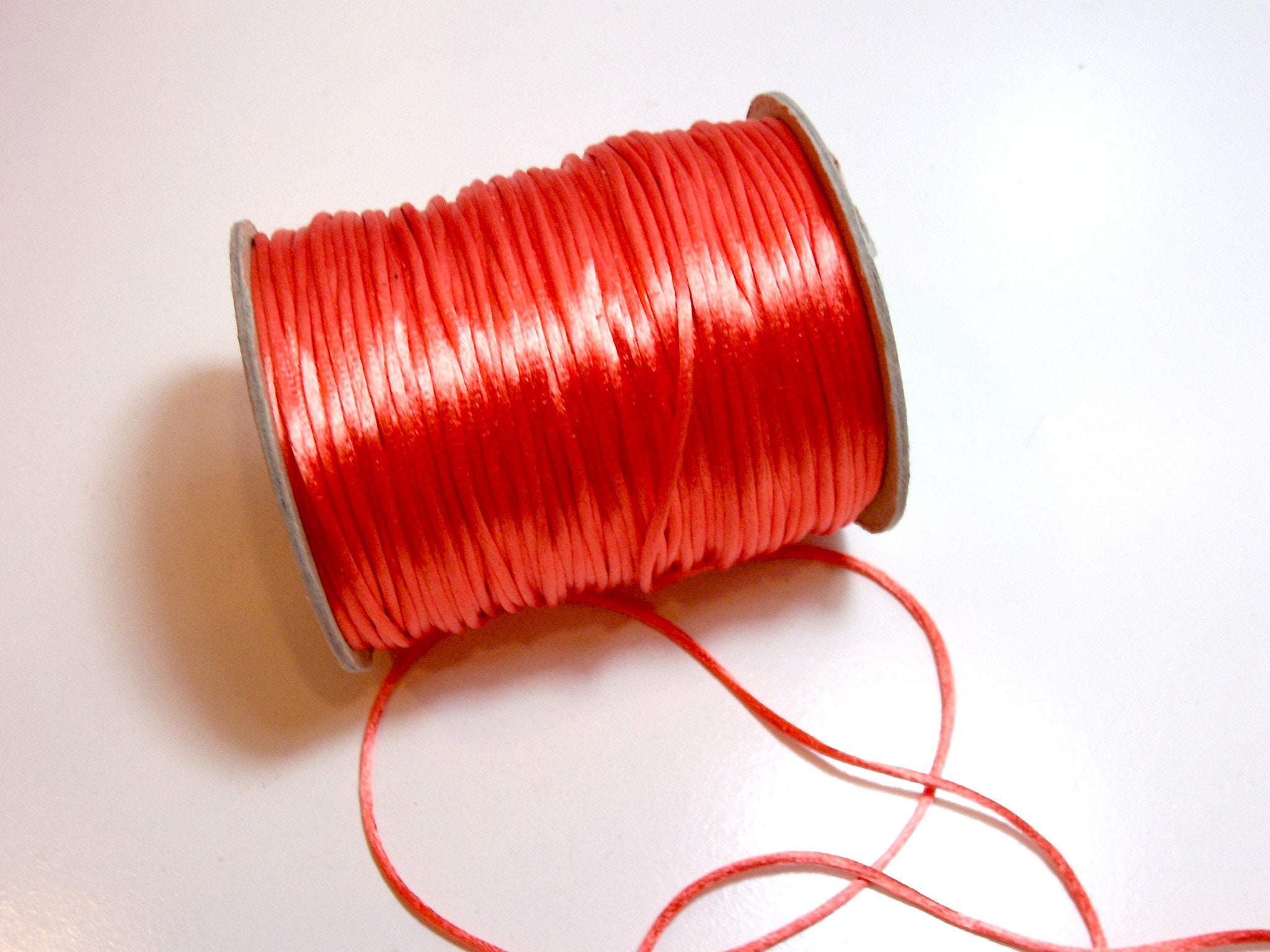 Orange Cord Orange Rat Tail Satin Cord Sewing Trim 1/8 inch x | Etsy