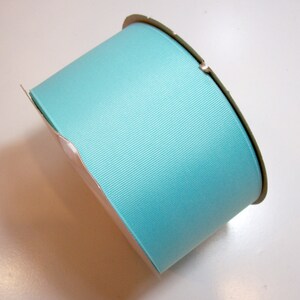 Wide Blue Ribbon, Offray Aquamarine Blue Grosgrain Ribbon 3 Inches Wide ...