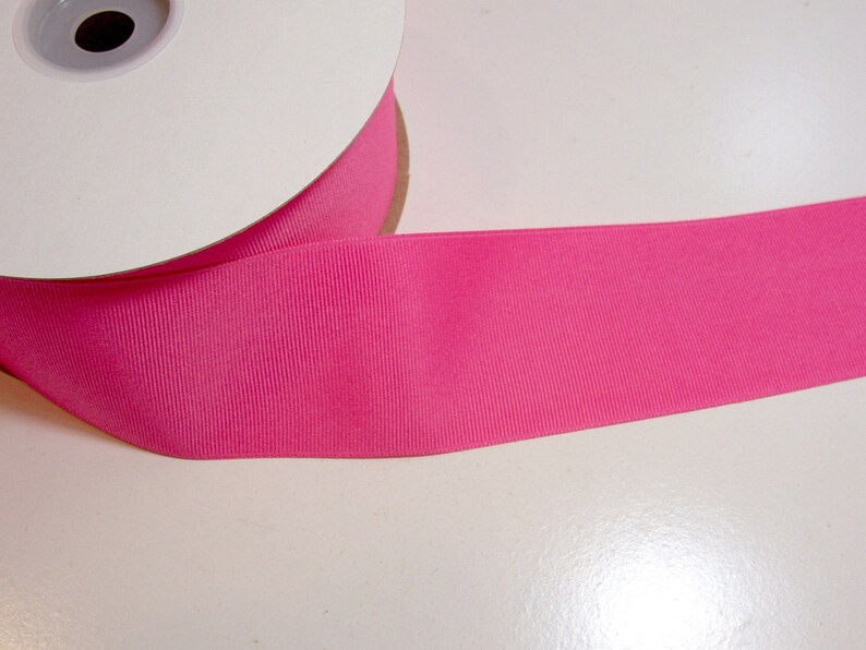 Pink Ribbon Offray Hot Pink Grosgrain Ribbon 2 1/4 Inches - Etsy