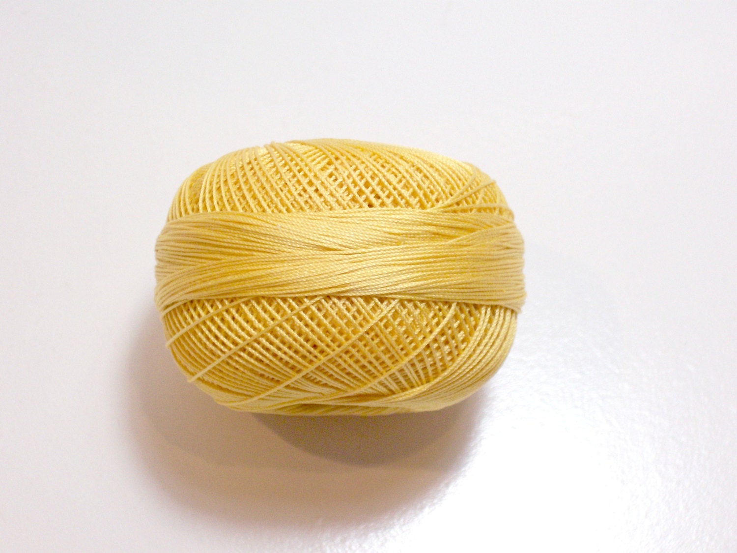 Yellow Tatting Thread Lizbeth Cotton Crochet Thread Medium - Etsy