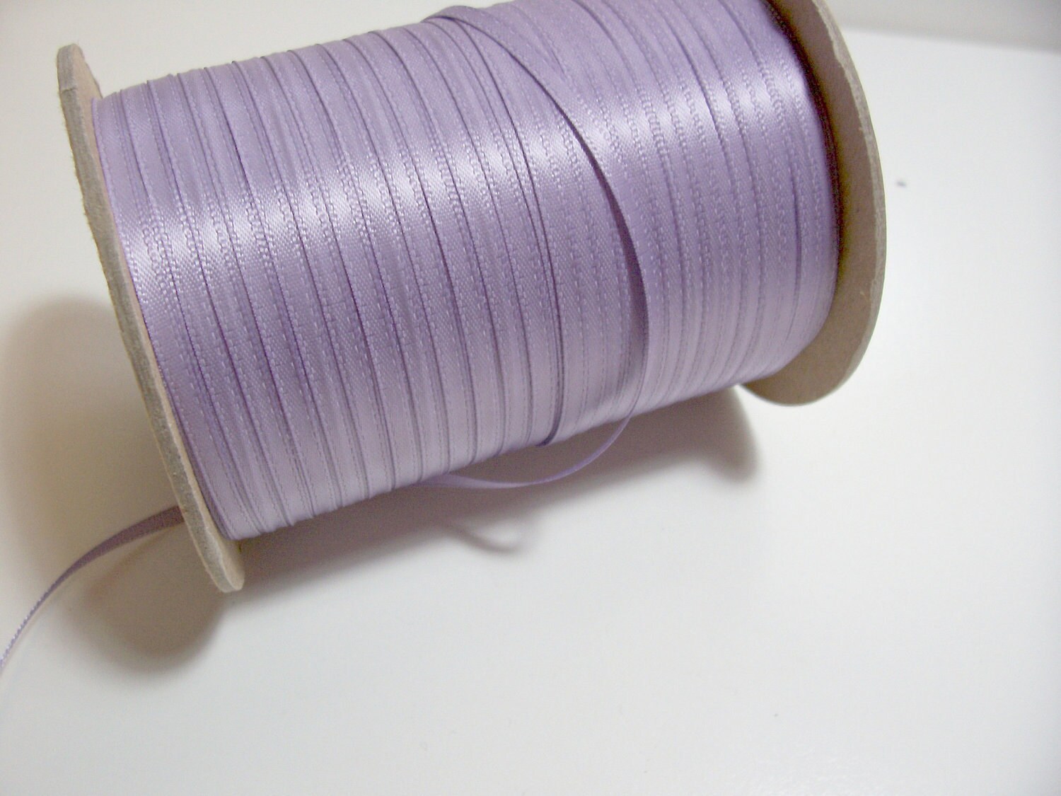 Purple Ribbon Double-sided Thistle Purple Satin Ribbon 1/8 | Etsy