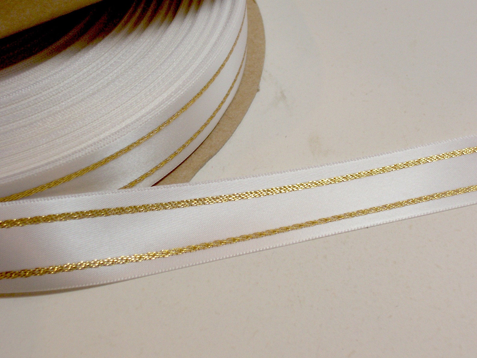 White Ribbon Offray Double-faced White Satin Ribbon 7/8 Inch - Etsy