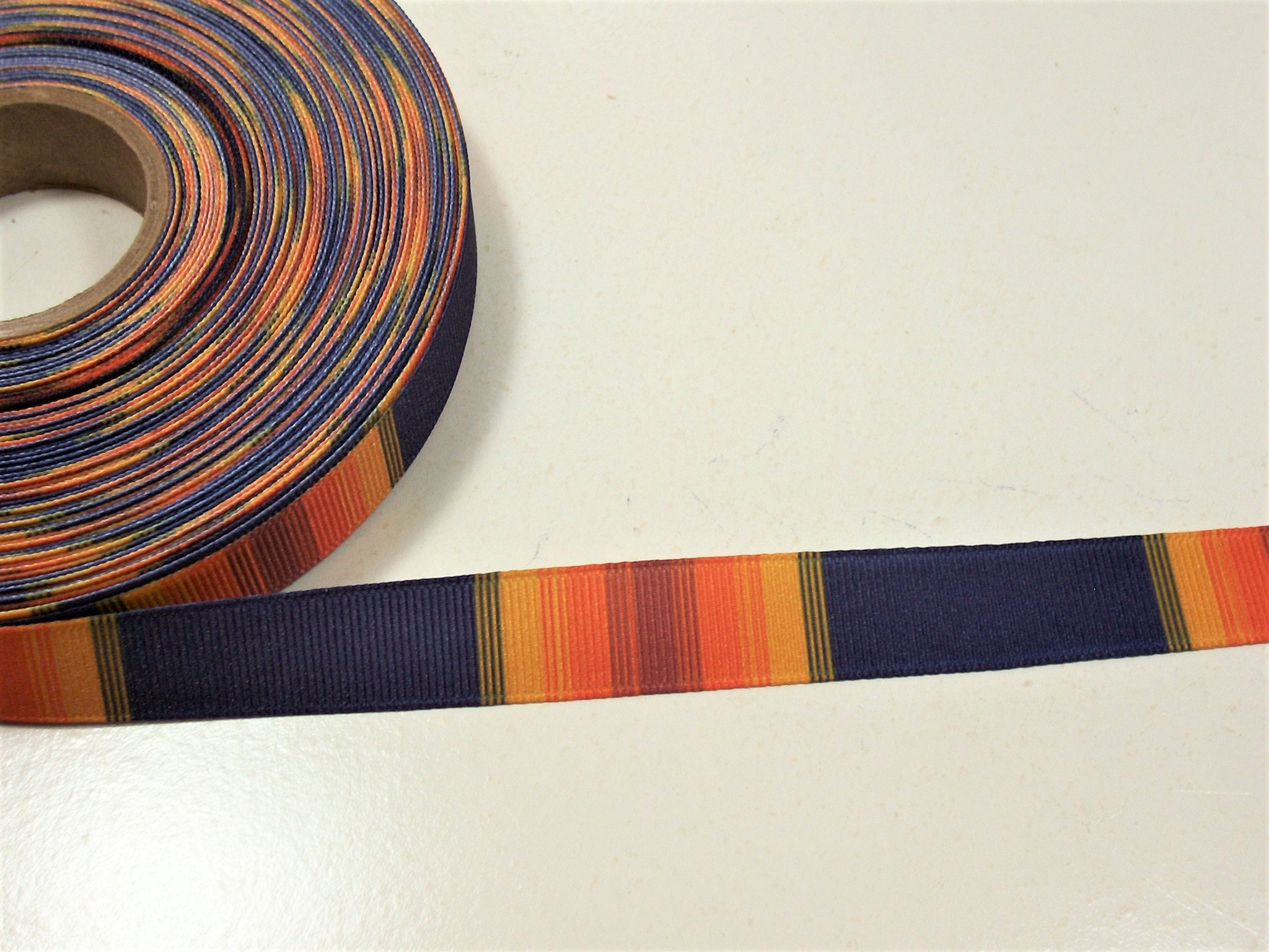 Horizontal Stripe Grosgrain Ribbon 5/8 inch wide x 10 yards | Etsy