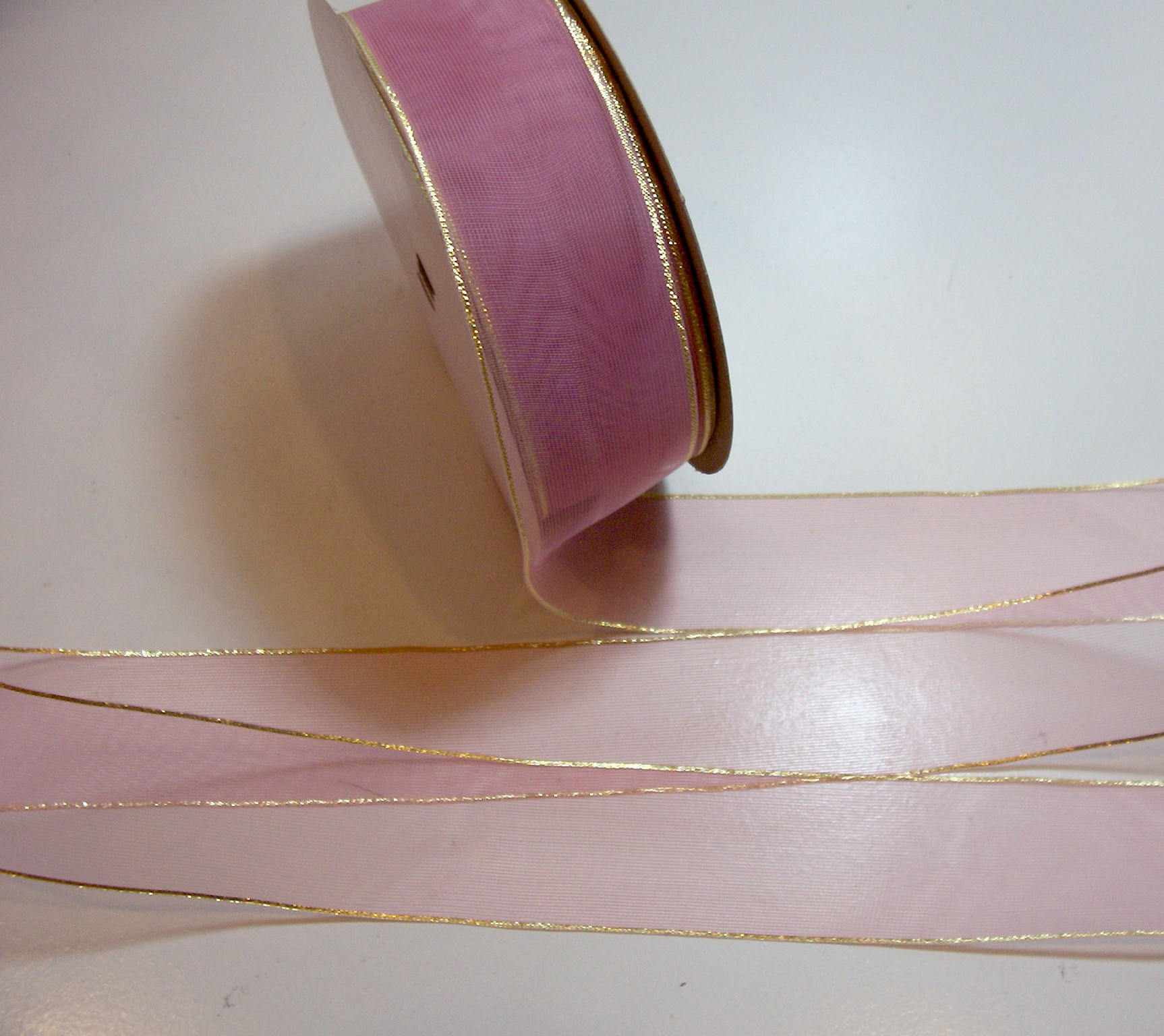 Sheer Pink Ribbon Rose Pink Organza Ribbon 1 1/2 Inches Wide - Etsy