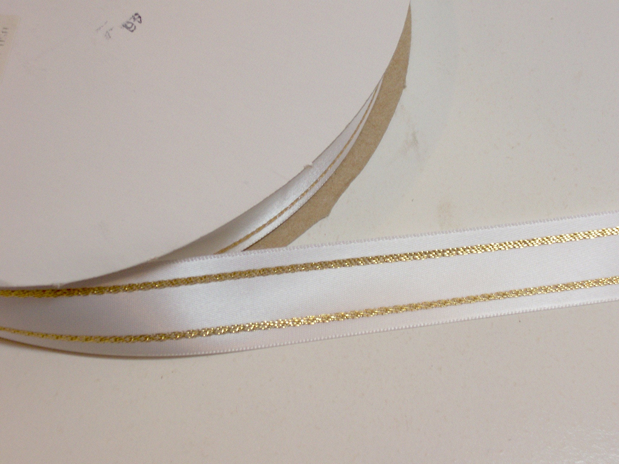 White Ribbon Offray Double-faced White Satin Ribbon 7/8 Inch - Etsy