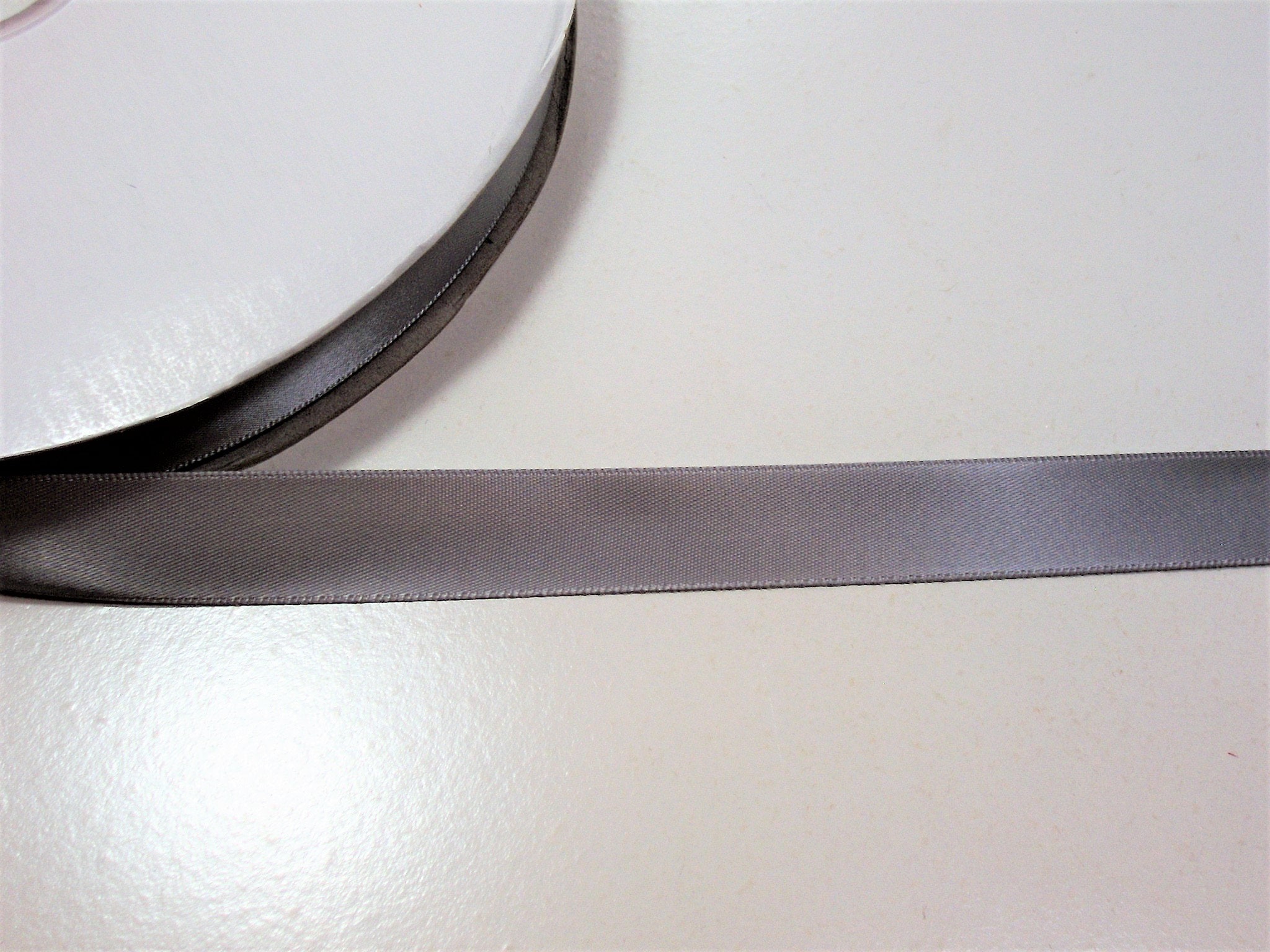 Gray Ribbon Schiff Double-Faced Light Grey Satin Ribbon 5/8 | Etsy
