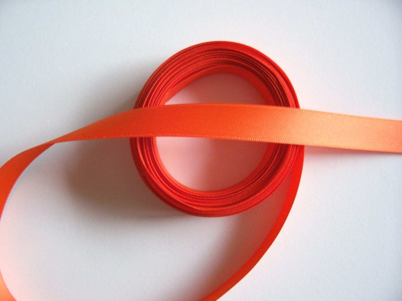 Orange Ribbon Double-faced Orange Satin Ribbon 5/8 Inch Wide - Etsy