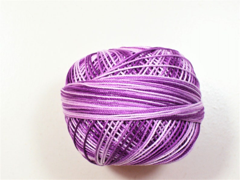 Purple Tatting Thread Lizbeth Cotton Crochet Thread Purple - Etsy