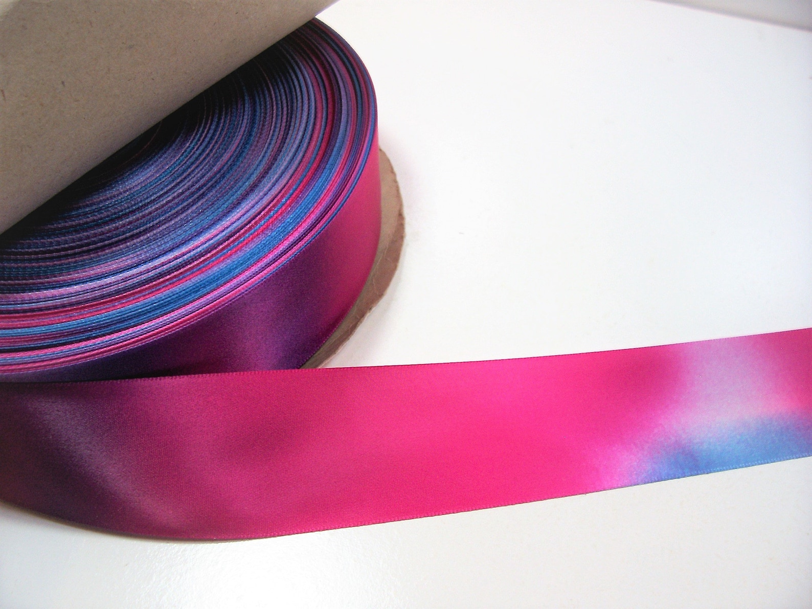 Rainbow Ribbon Single-Faced Rainbow Satin Ribbon 1 1/2 inches | Etsy