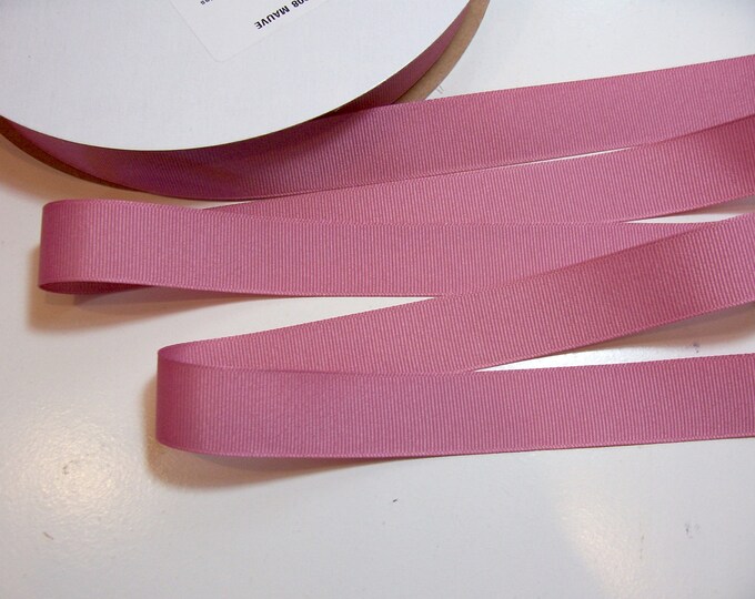 Pink Ribbon, Mauve Pink Grosgrain Ribbon 7/8 Inch Wide X 10 Yards ...