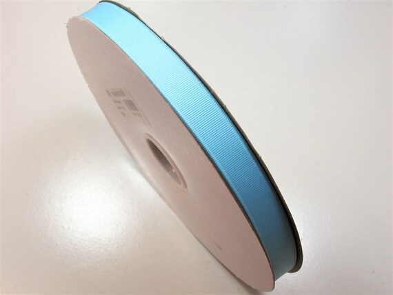 Schiff Ocean Blue Grosgrain Ribbon 5/8 inch wide x 5 yards Light Blue ...