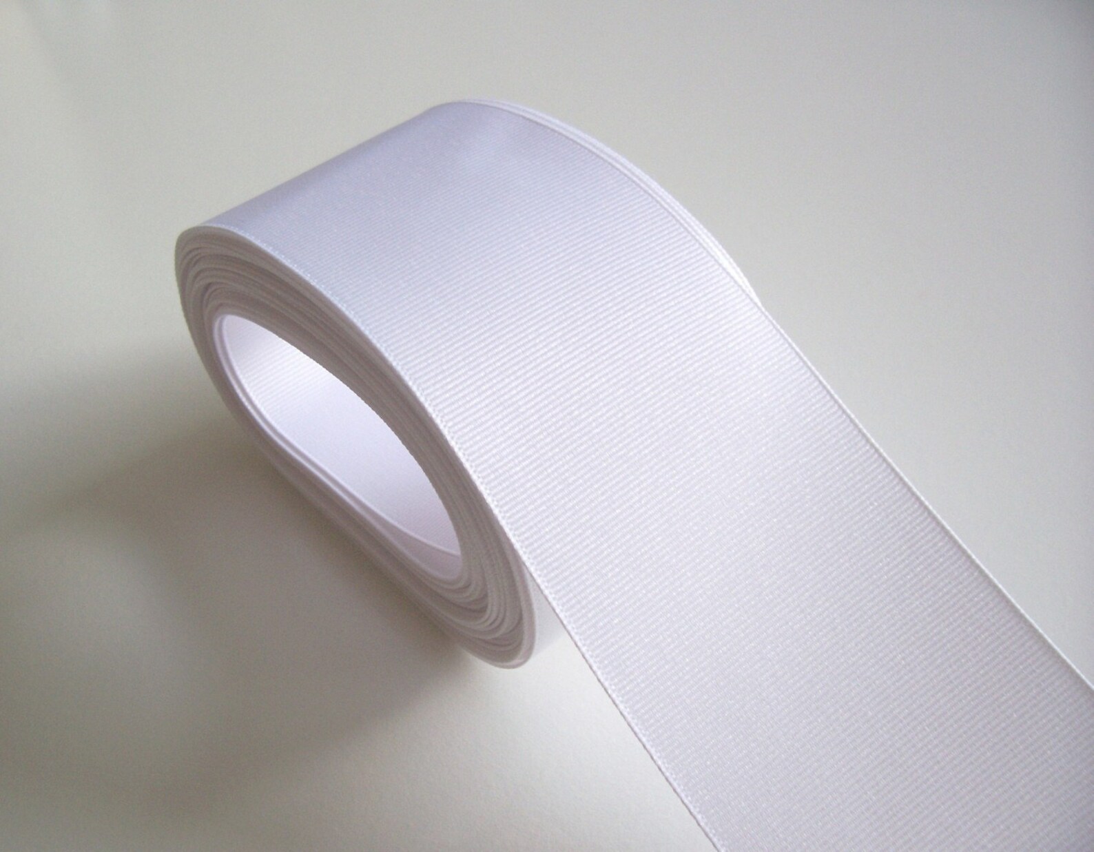 White Ribbon Offray White Grosgrain Ribbon 2 1/4 Inches Wide | Etsy