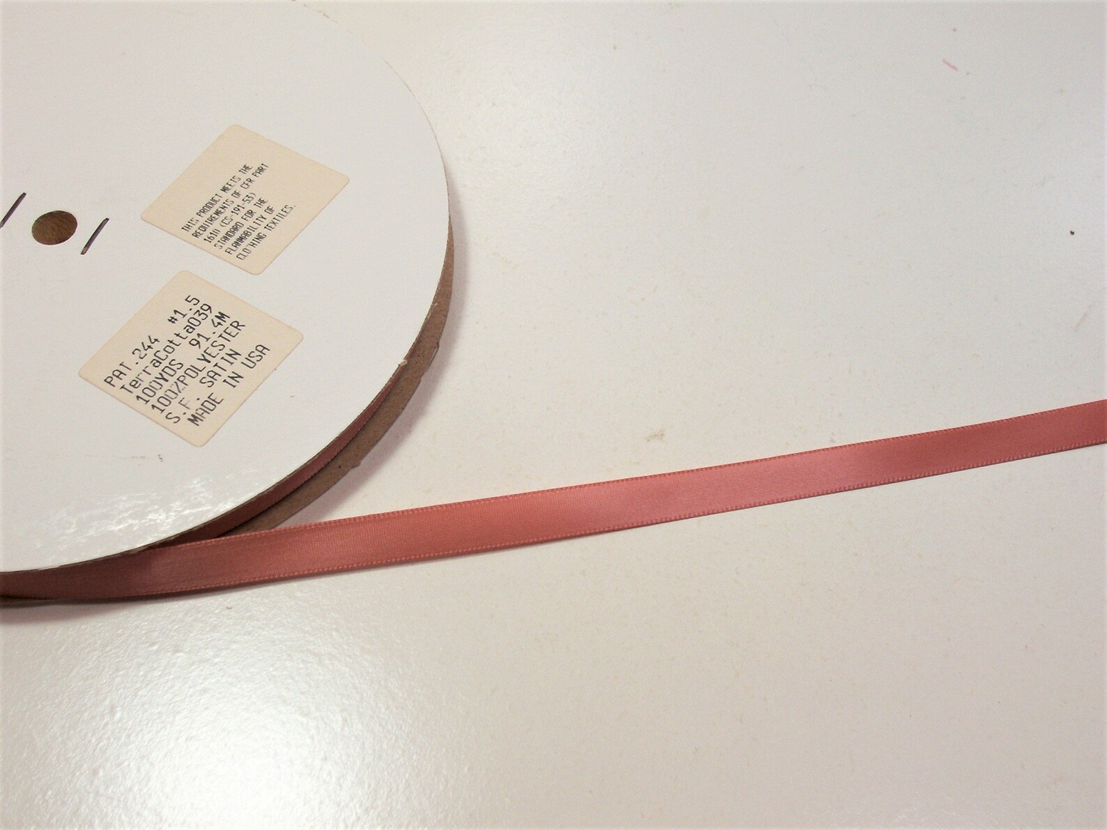 Orange Ribbon Terra Cotta Satin Ribbon Single-faced 3/8 Inch - Etsy