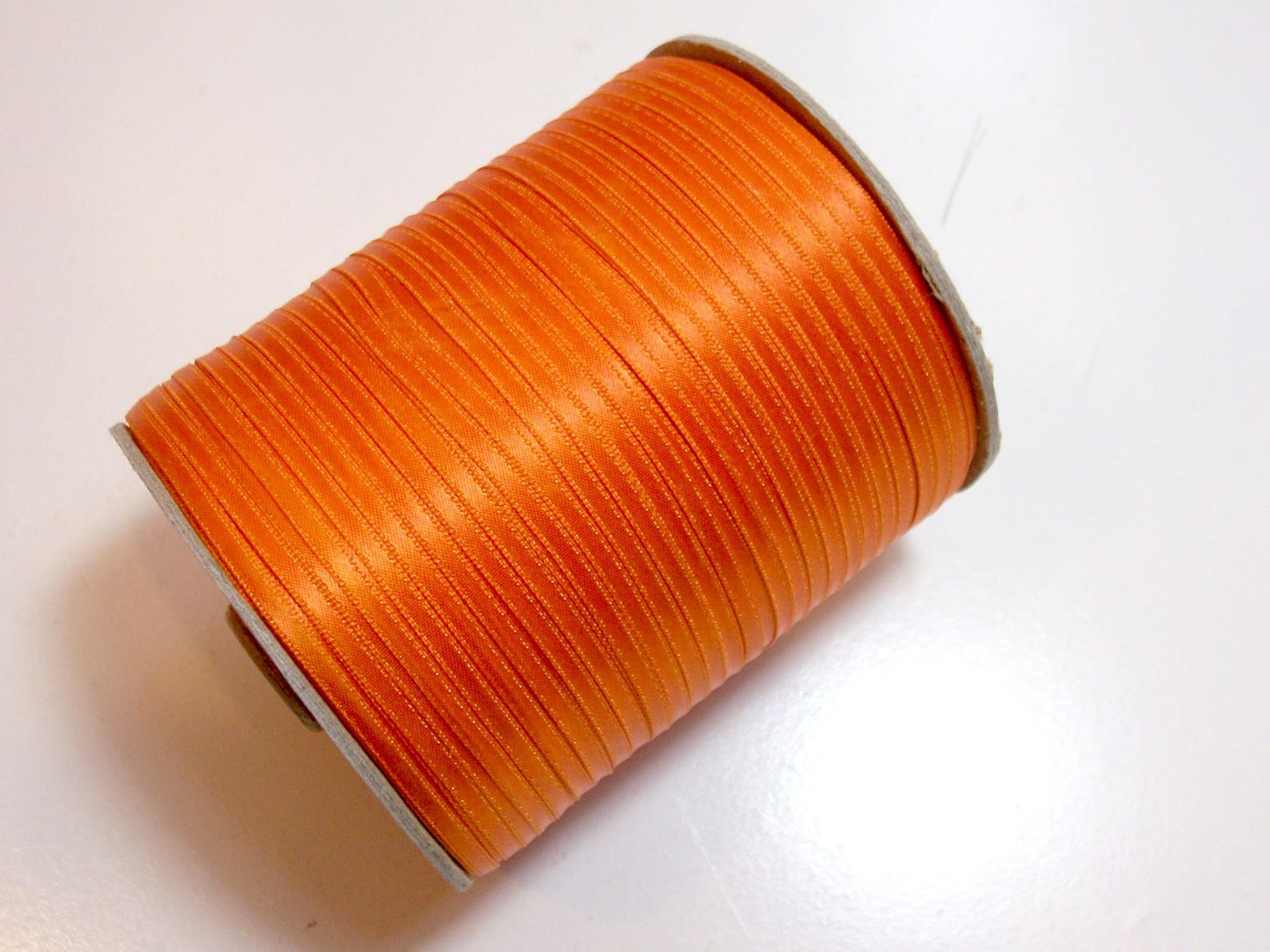 Orange Ribbon, Double-faced Orange Satin Ribbon 1/8 Inch Wide X 50 ...