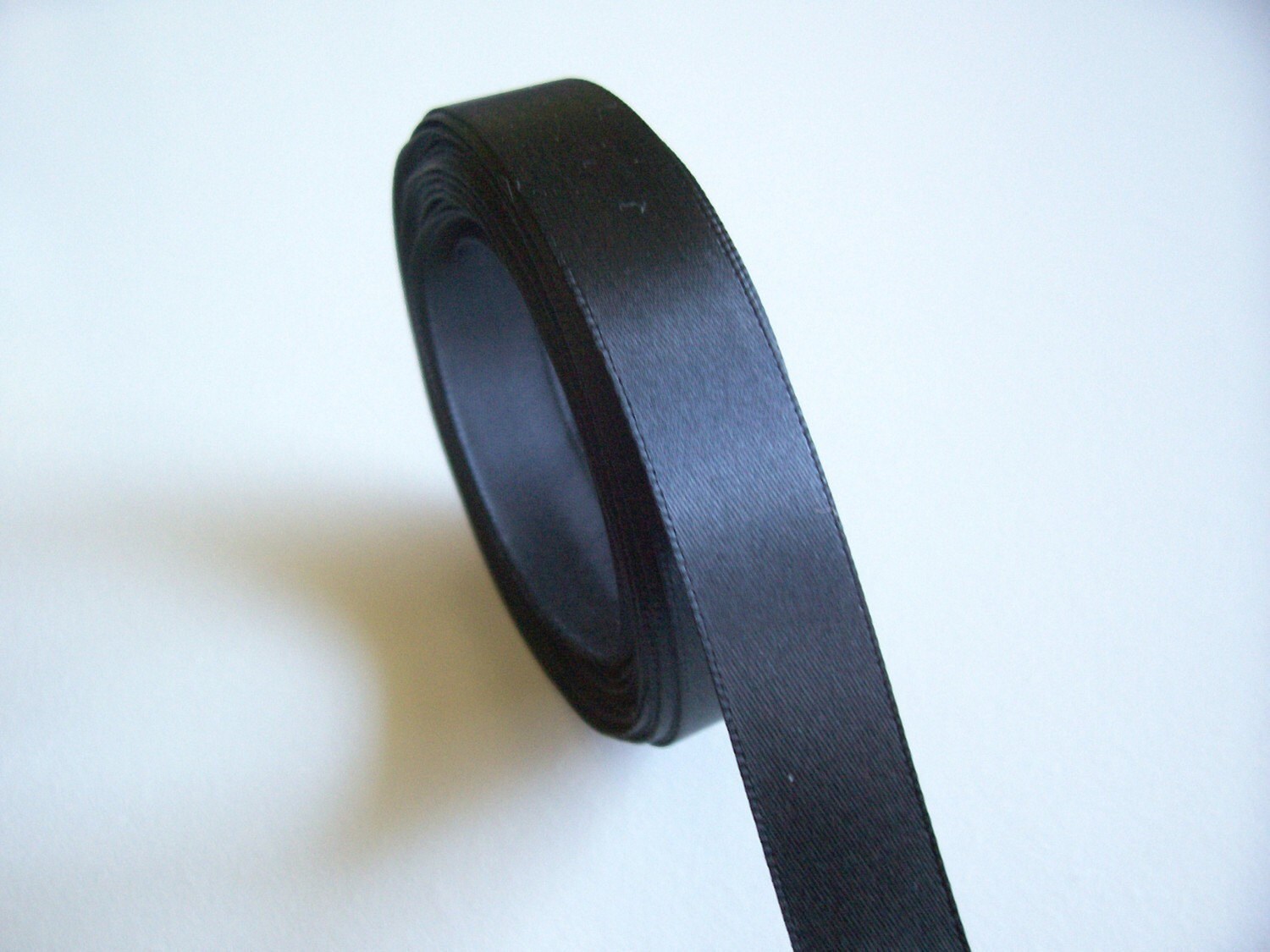 Black Single-Faced Satin Ribbon 5/8 inch wide x 10 yards | Etsy