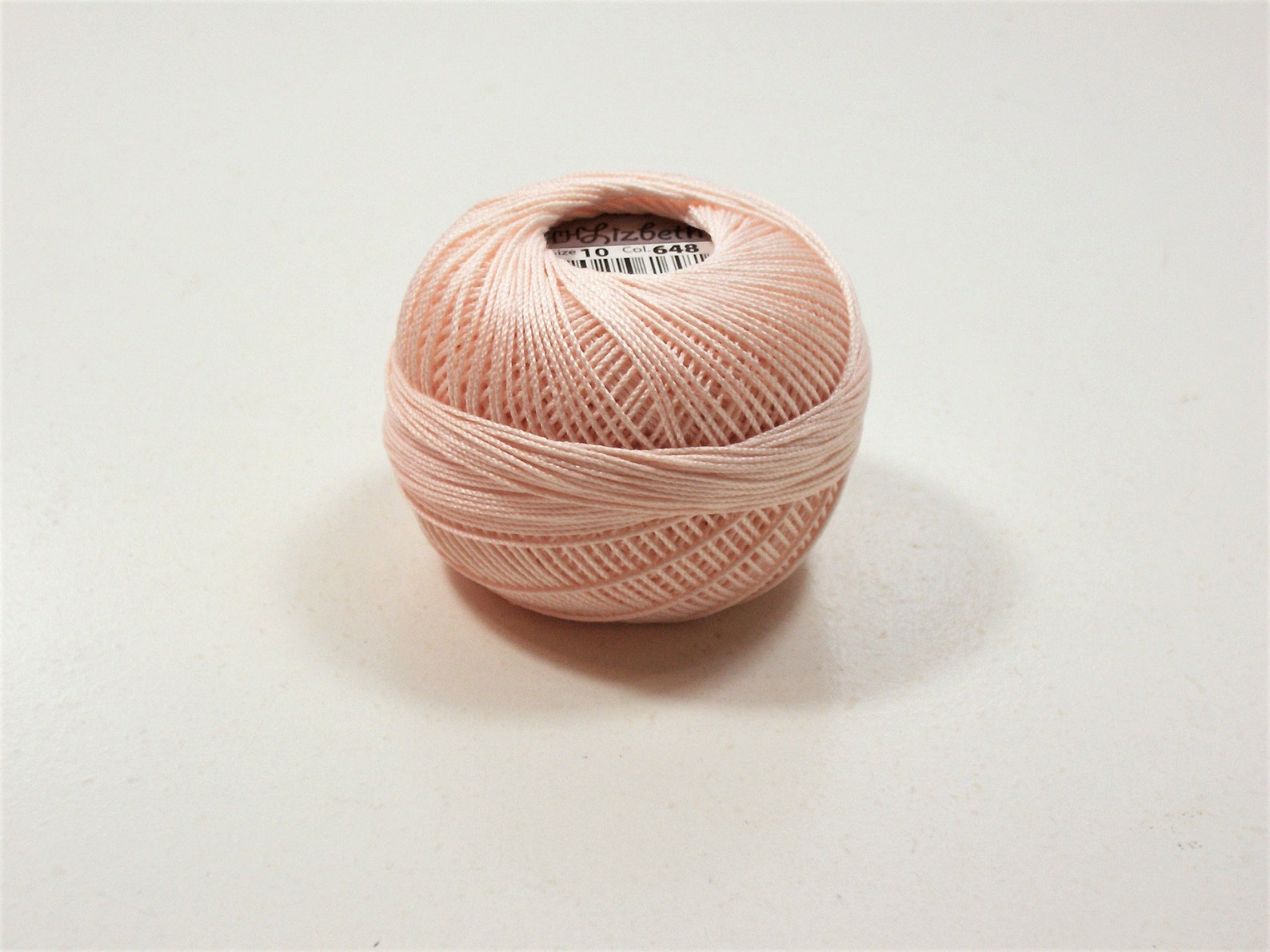 Peach Tatting Thread Lizbeth Cotton Crochet Thread Pearl | Etsy