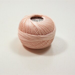 Peach Tatting Thread Lizbeth Cotton Crochet Thread Pearl - Etsy