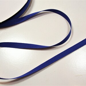 Blue Ribbon, Royal Blue Rayon Cotton Grosgrain Ribbon 3/8 Inch Wide X ...
