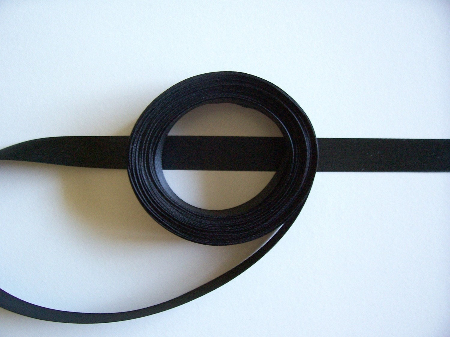 Black Single-faced Satin Ribbon 5/8 Inch Wide X 10 Yards - Etsy