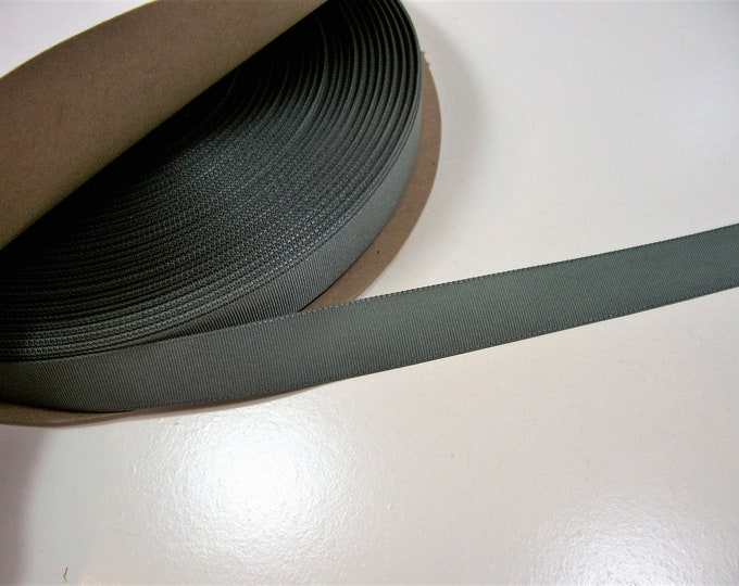 Green Gray Ribbon, Graphite Grosgrain Ribbon 3/4 Inch Wide X 10 Yards ...
