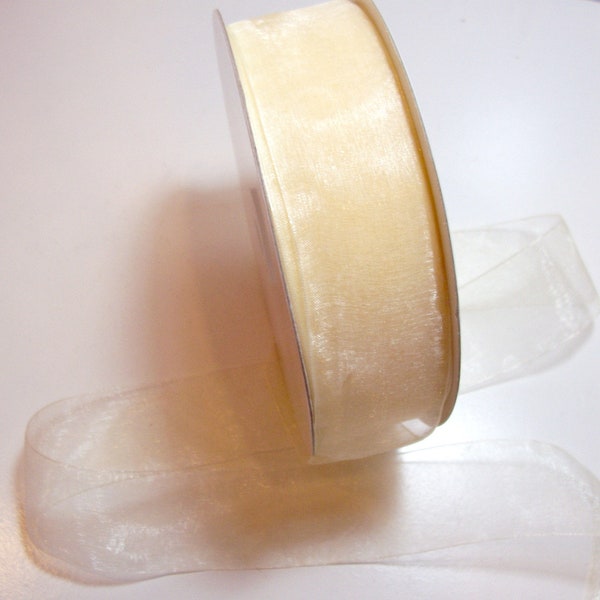 Ivory Organza Ribbon - Etsy