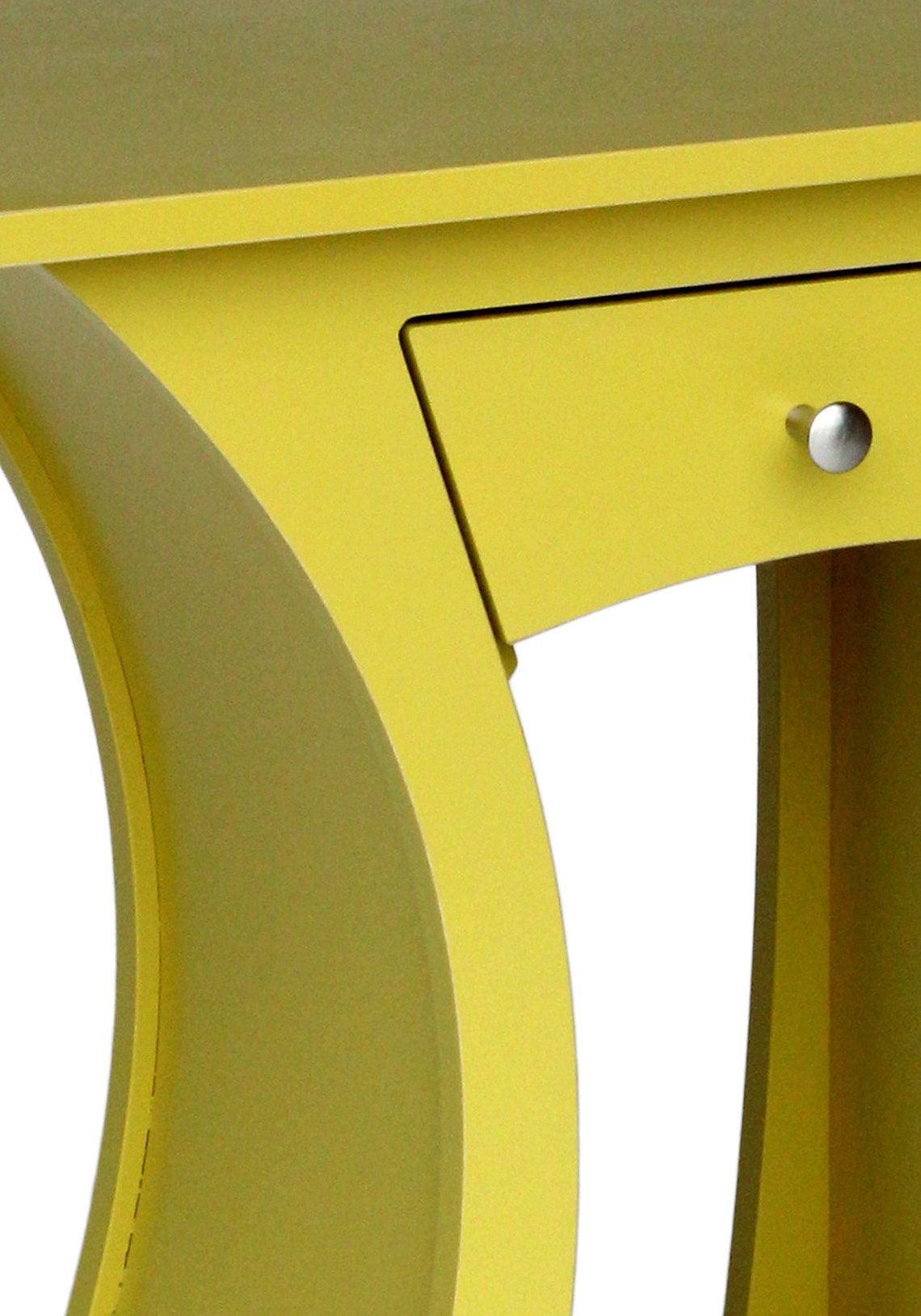 Chartreuse Side Table Reversible with Drawer | Etsy