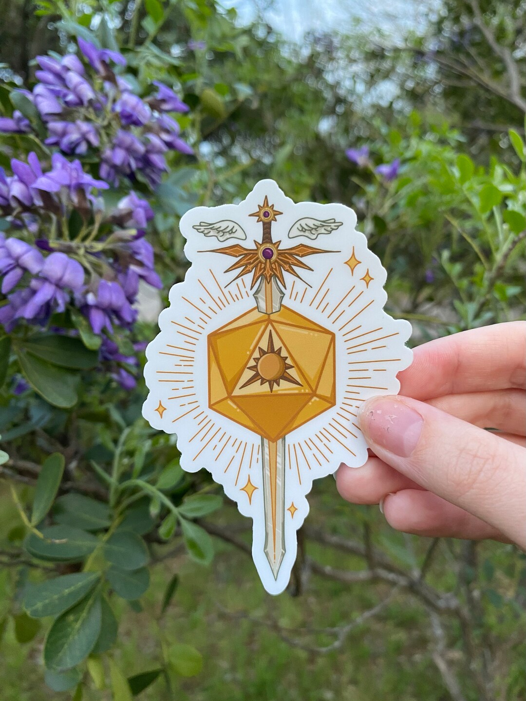 Sun D20 Sticker | Dungeons and Dragons Sticker | D&D | Tabletop RPG ...