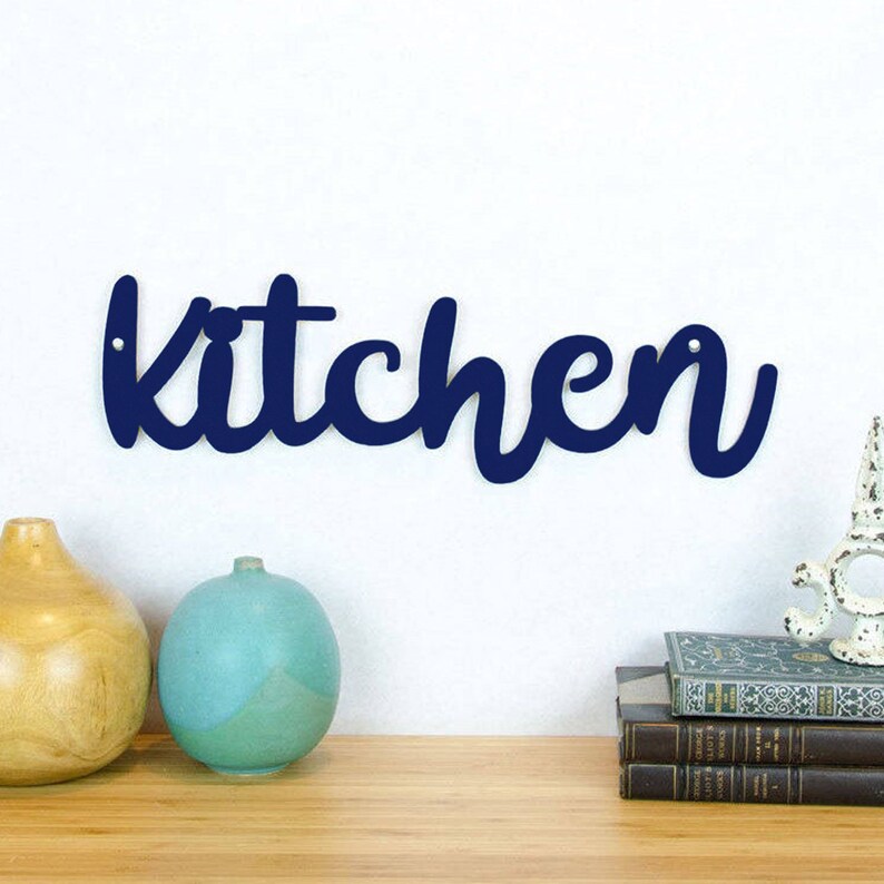 Wood Kitchen Sign Sign That Says Kitchen Kitchen Decor Sign | Etsy