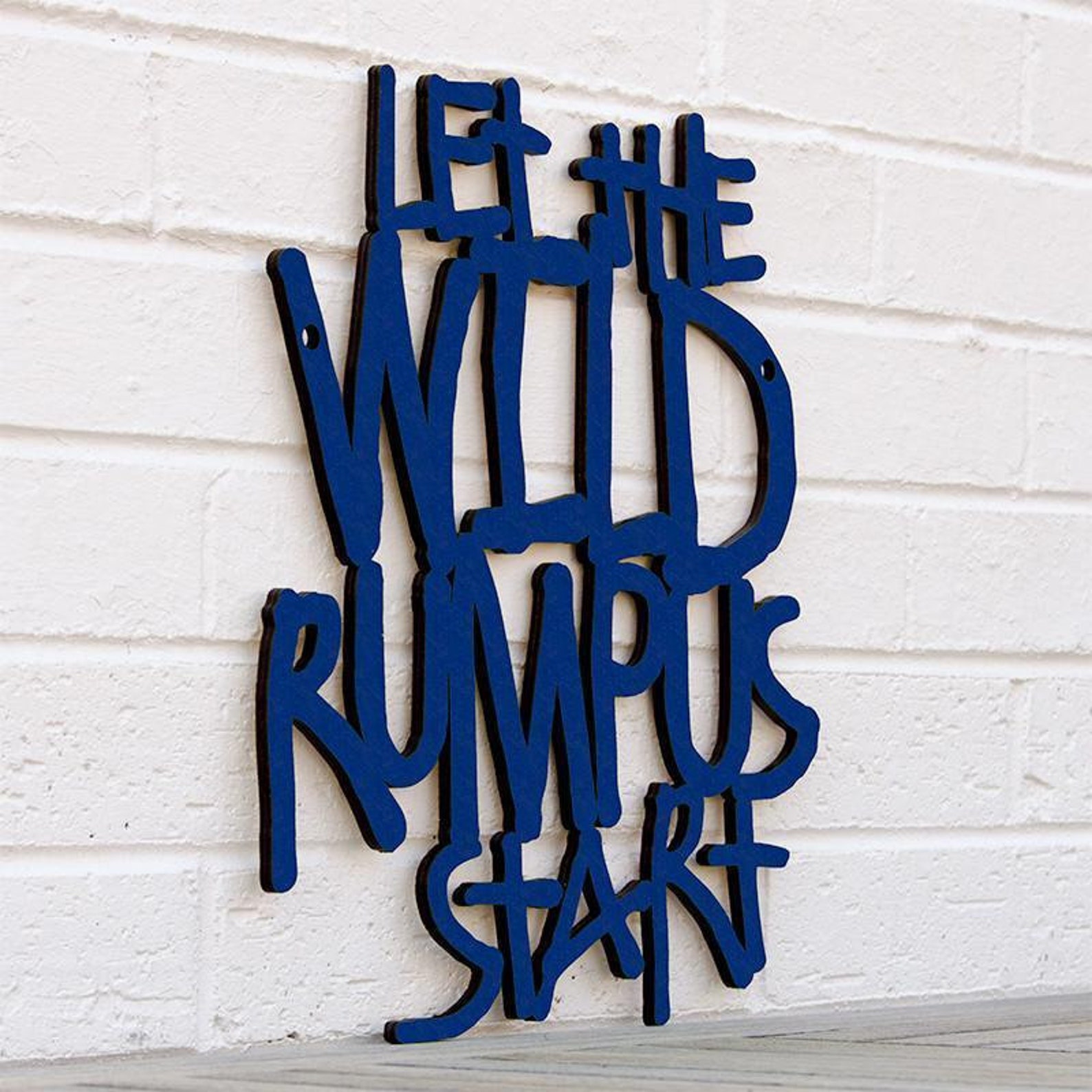 Let the Wild Rumpus Start Wood Wall Art Where the Wild Things - Etsy