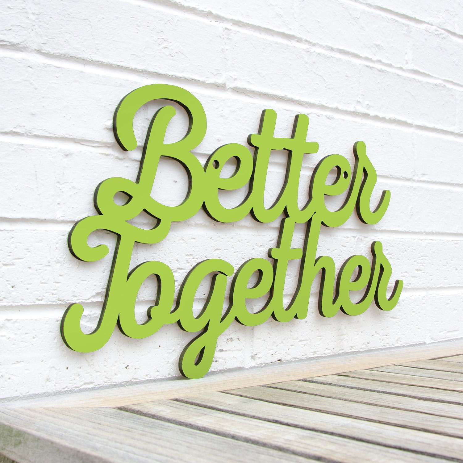 Better Together Sign Wood Wedding Sign Romantic Sign Wood | Etsy