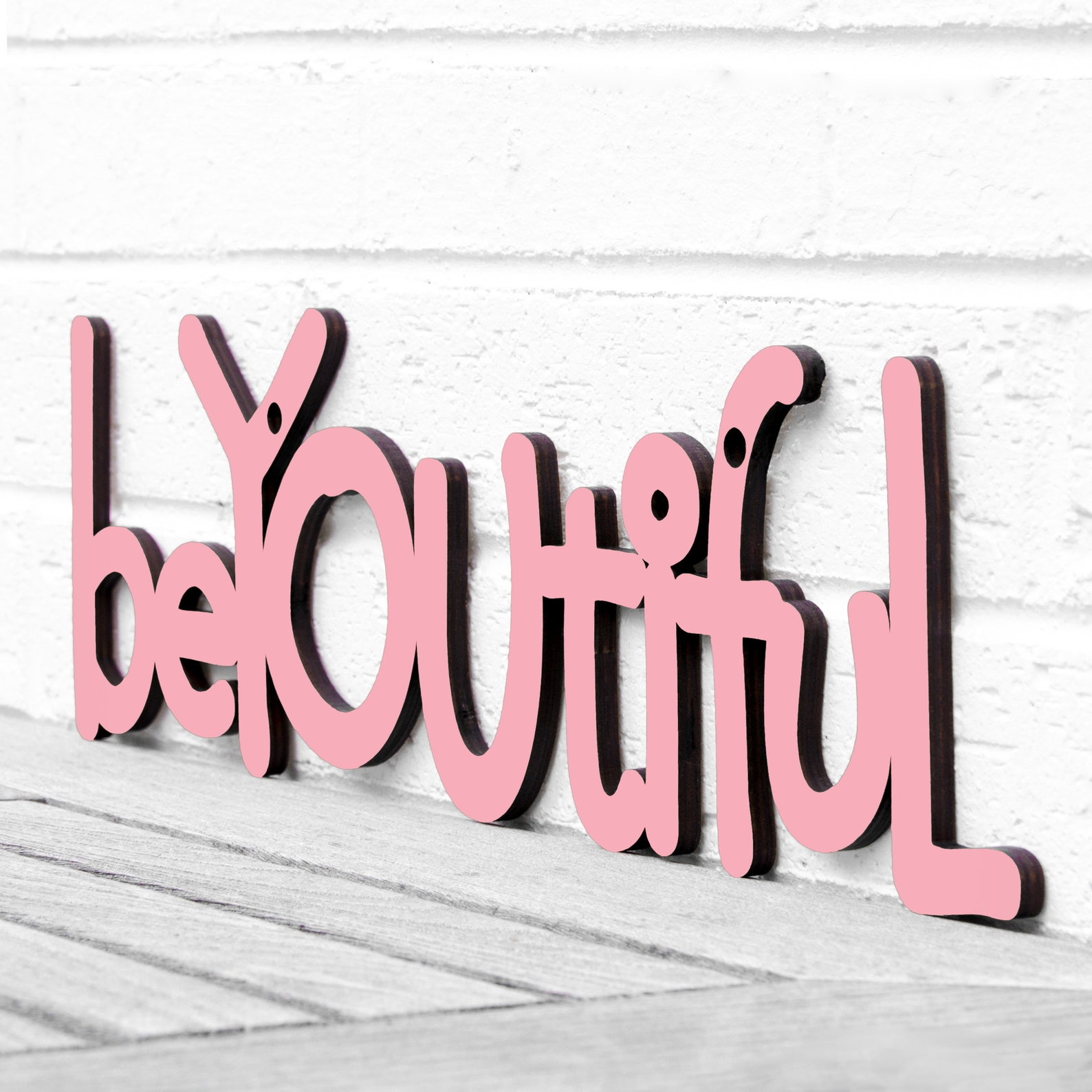 BeYOUtiful Carved Wood Bathroom Sign Beautiful Girl Baby | Etsy