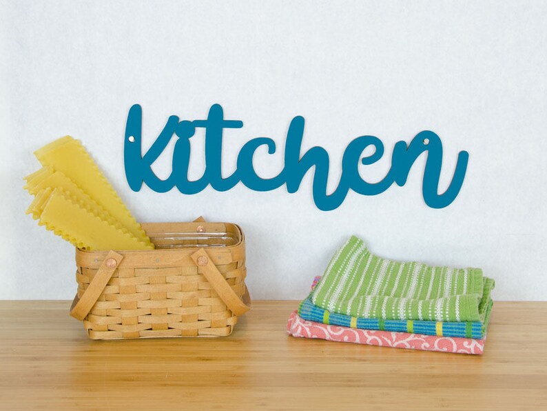 Wood Kitchen Sign Sign That Says Kitchen Kitchen Decor Sign | Etsy