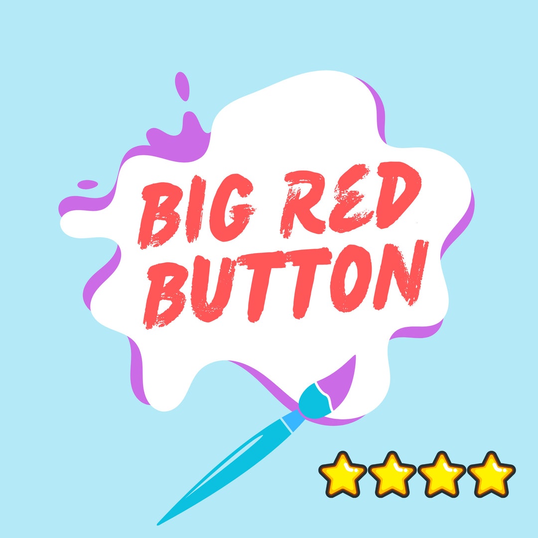 Big Red Button Set 18 - Etsy