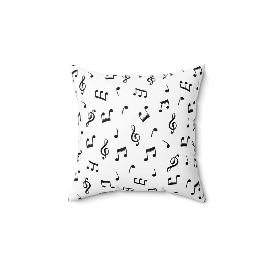 Music Inspired Square Pillow, Sheet Music Art, Perfect Musician Gift ...