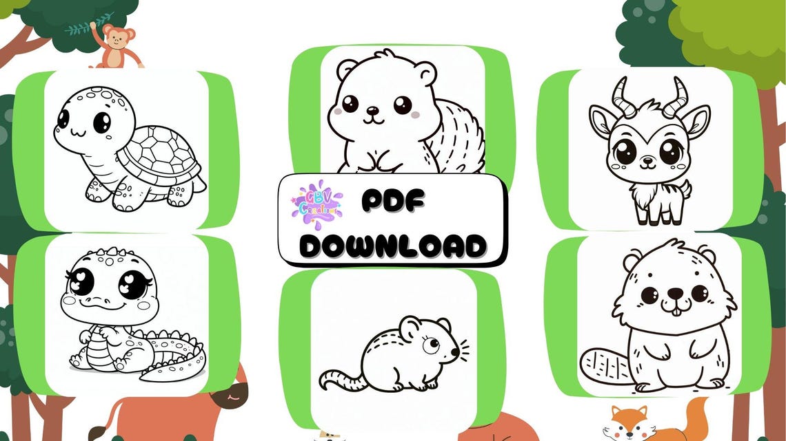 Animales De Estados Unidos: 6 Páginas Para Colorear. Learn and Color ...