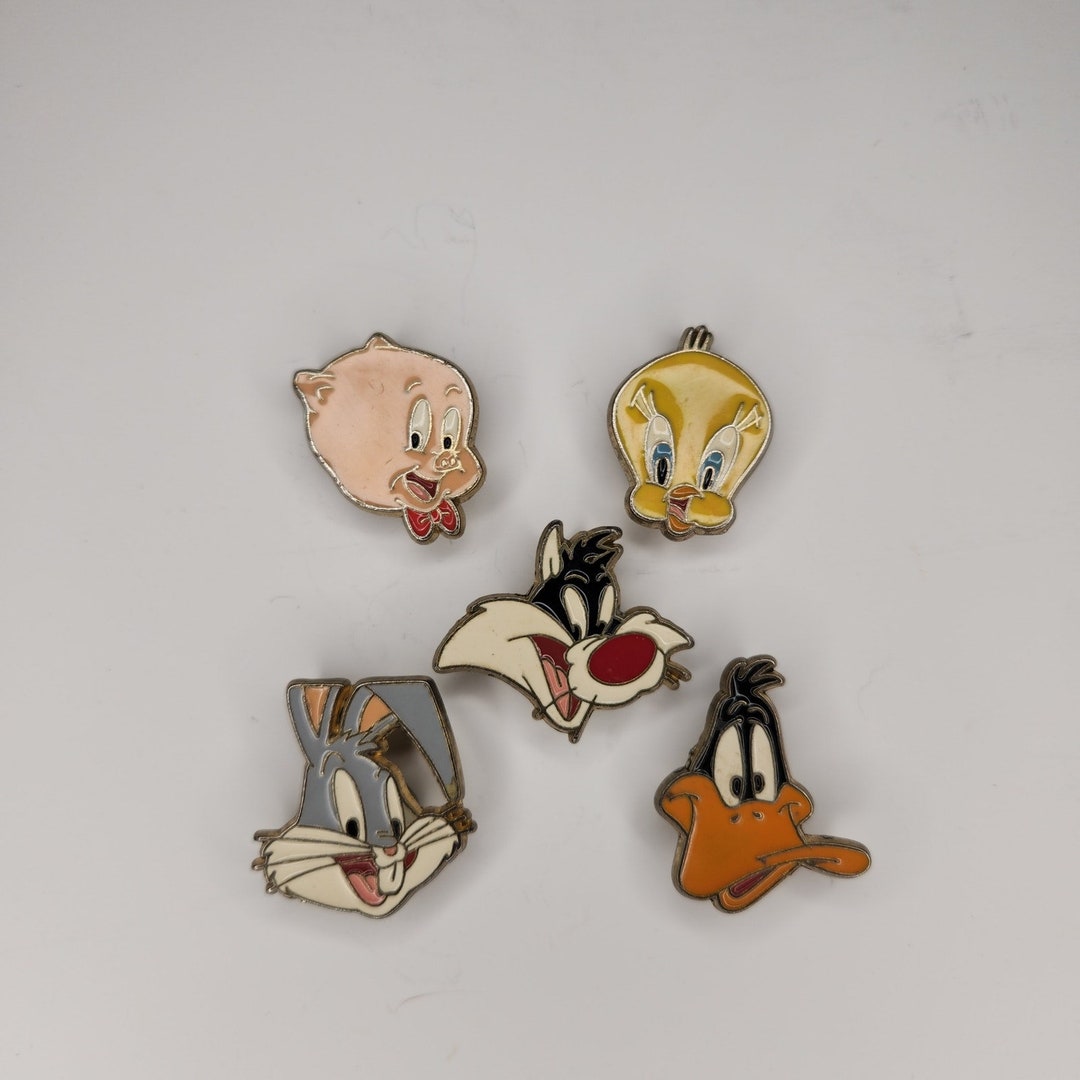 Warner Brothers Looney Tunes Set of Five Button Covers - Etsy