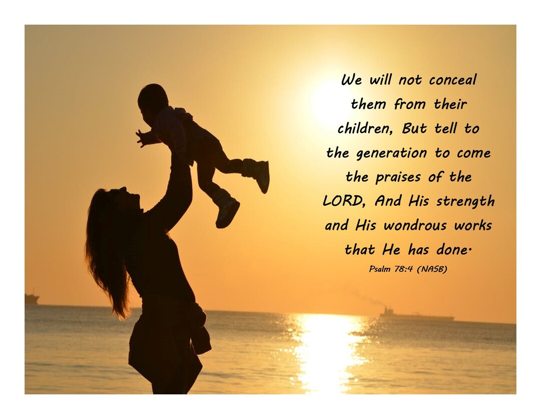Psalm 78:4 - Etsy