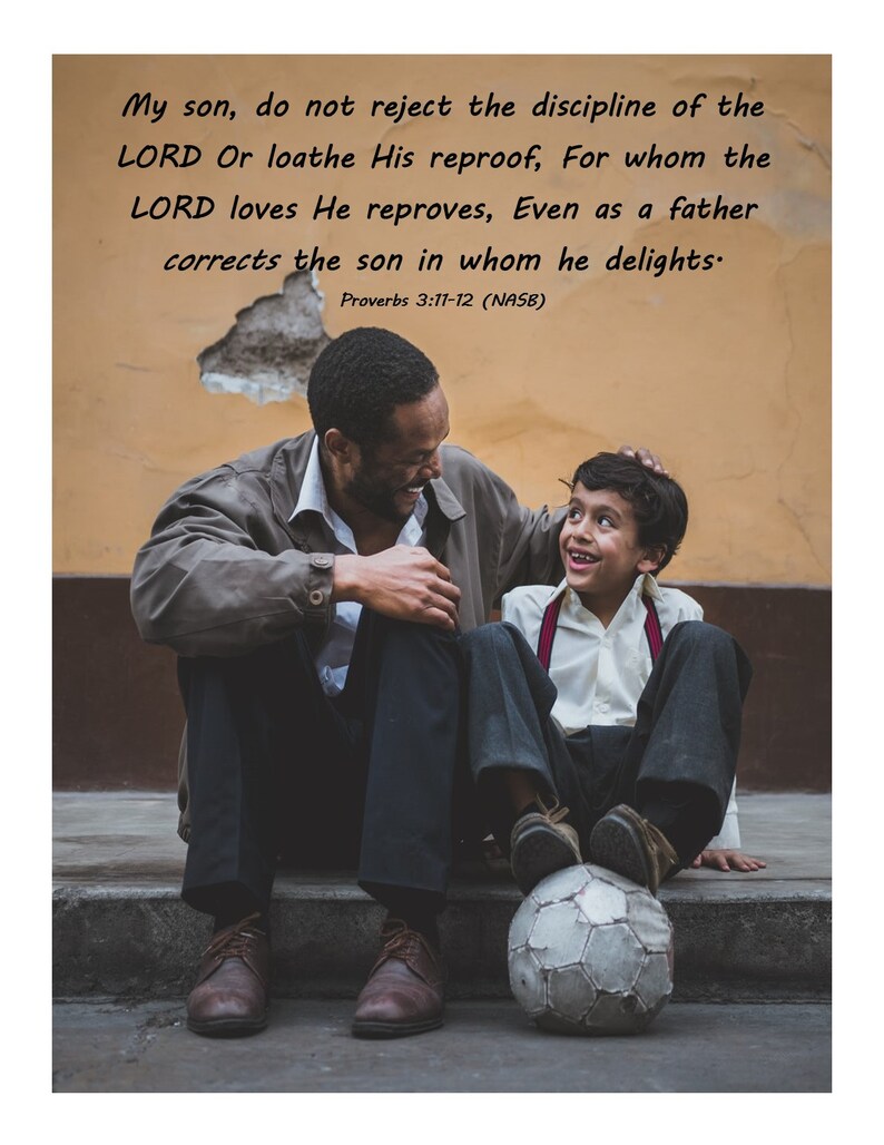 Proverbs 3:11-12 - Etsy